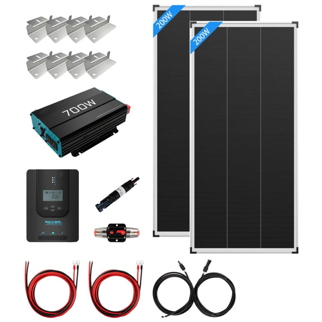 Adventurer 400 Solar Power Kit for Camping, RV, Small Homes & Devices ...